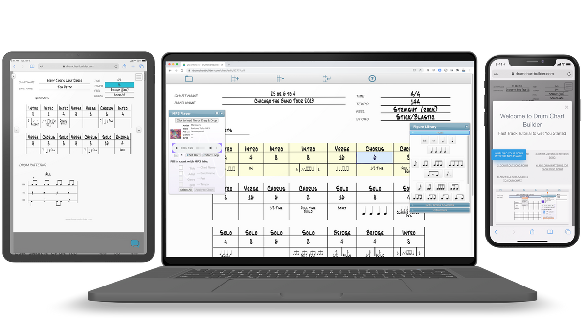 Drum Chart Builder 1 Year Subscription – Neuron Percussion